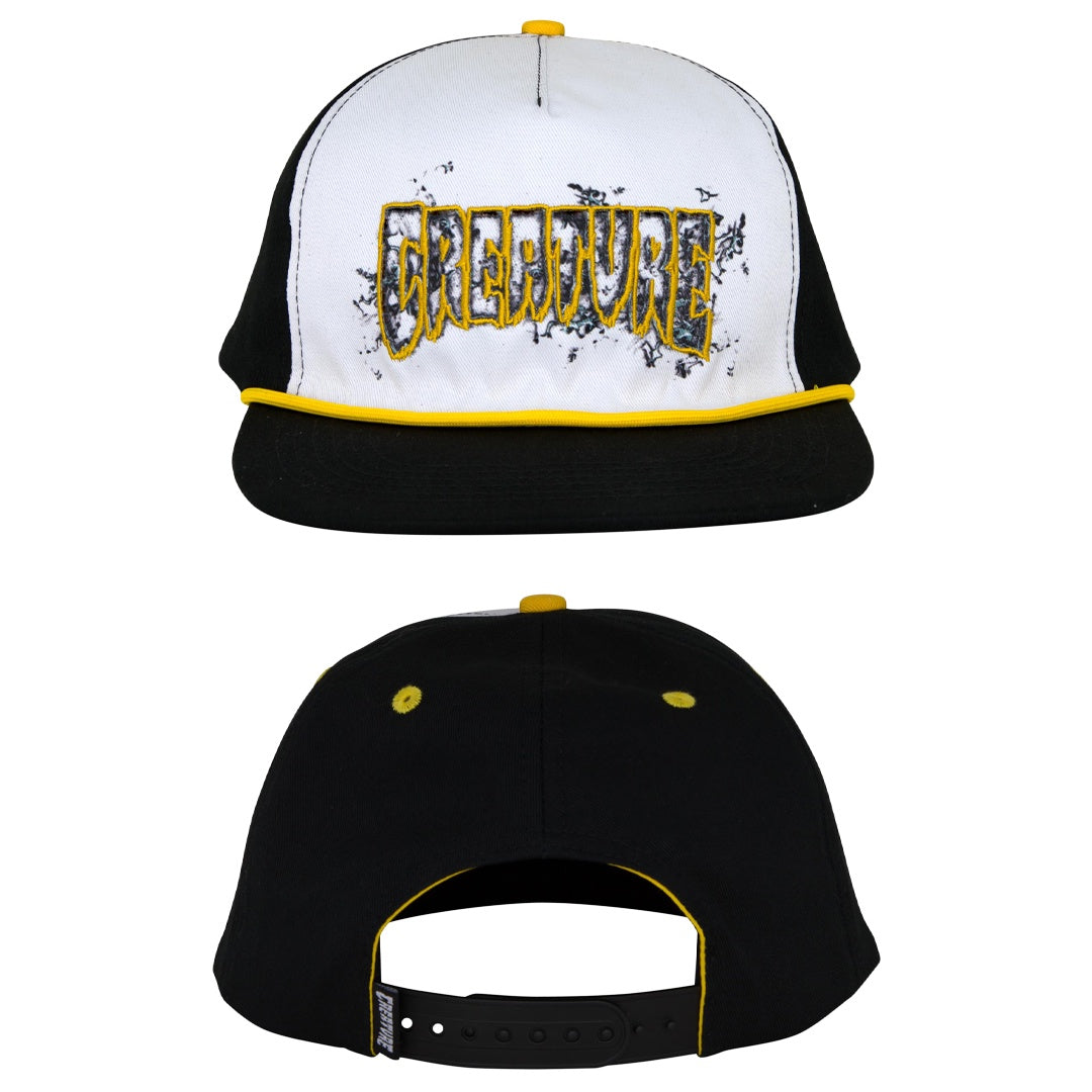 Creature Snapback Inferno Cap - White/Gold – Pro Skateboards & Snowboards